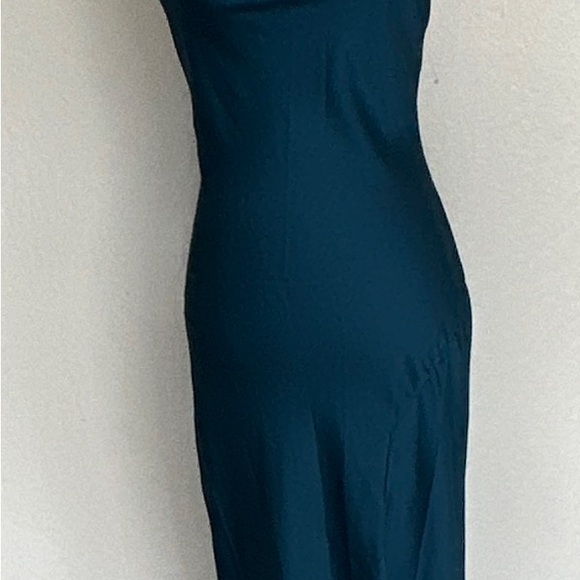 Paper Heart | Dresses | Paper Heart Teal Maxi Dress Vintage Rhinestone ...